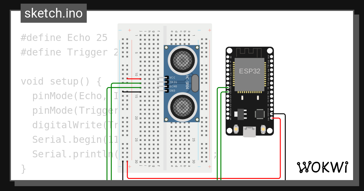 Distancia Wokwi Esp32 Stm32 Arduino Simulator 2337