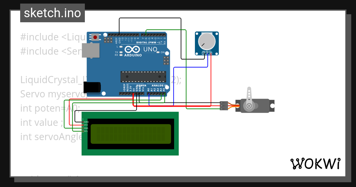 Servo Wokwi Esp32 Stm32 Arduino Simulator