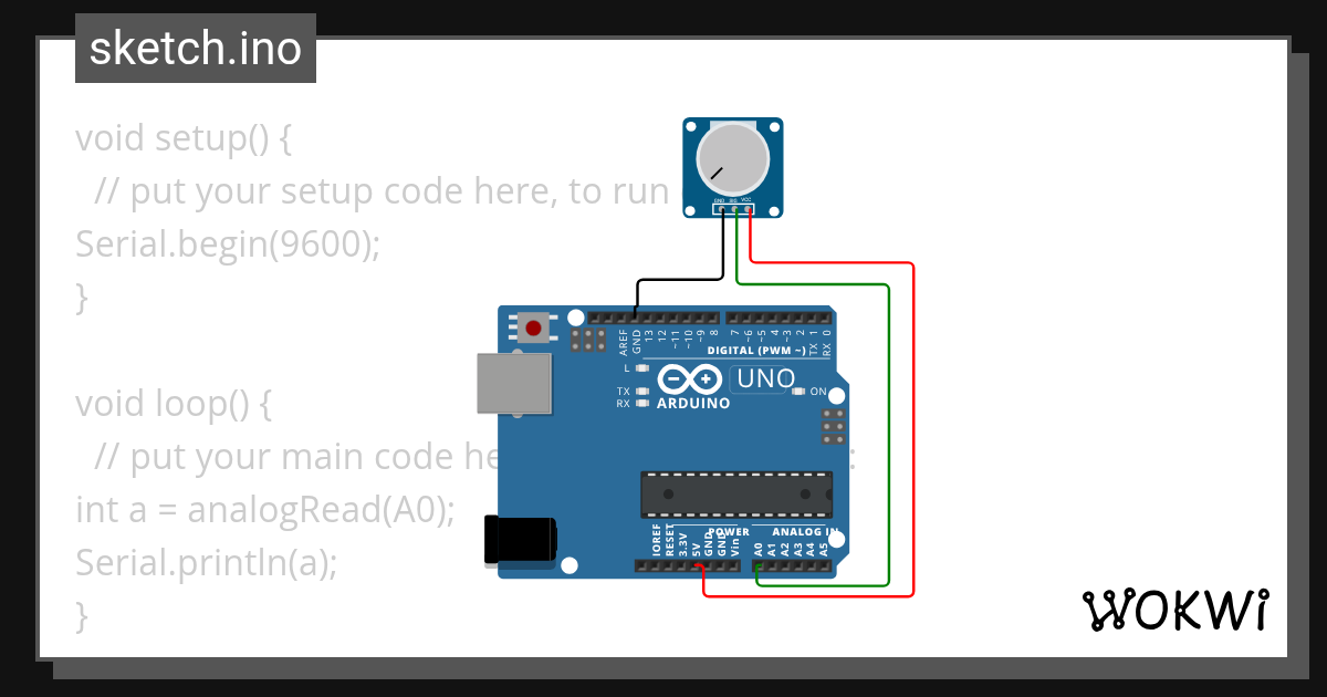 Potensio Wokwi Esp32 Stm32 Arduino Simulator 0966
