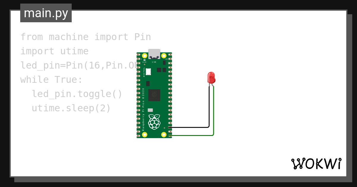 Led Blinking Wokwi Esp32 Stm32 Arduino Simulator
