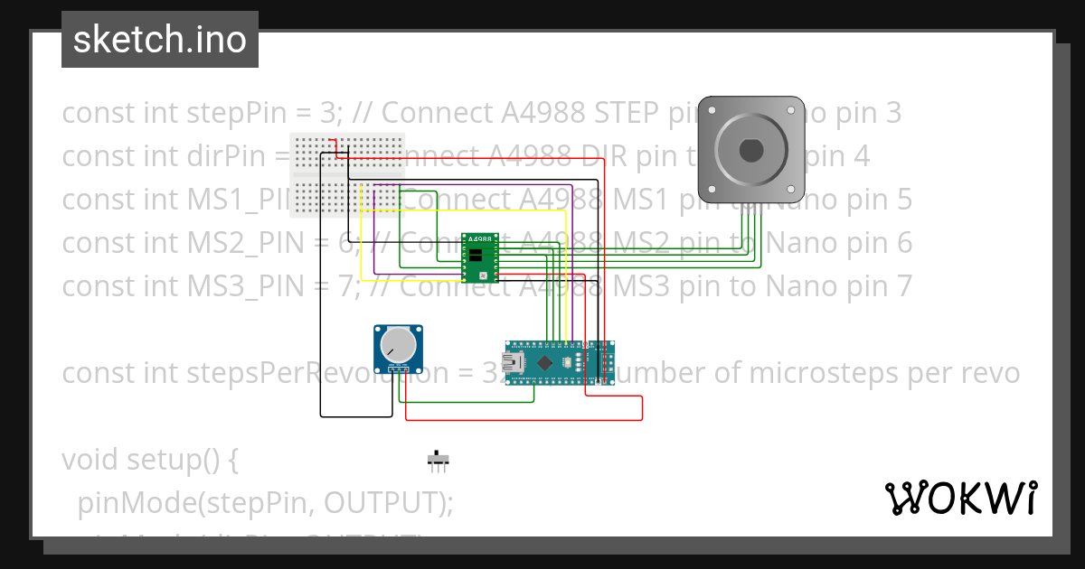 Stepper Wokwi Esp32 Stm32 Arduino Simulator 7290