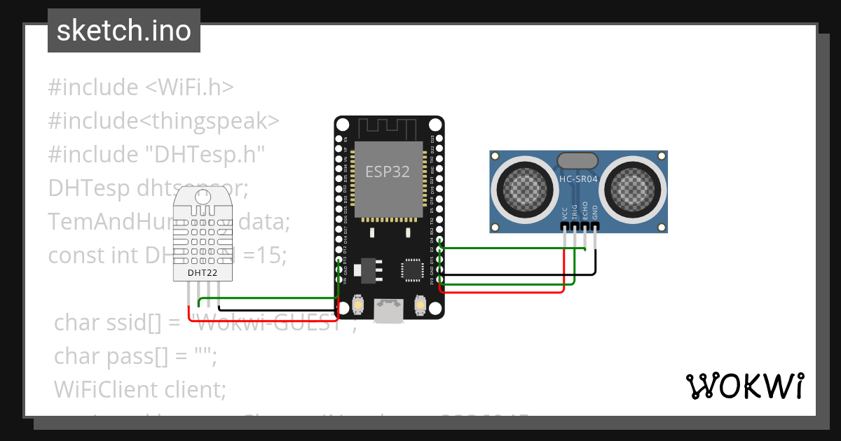ex:6 - Wokwi ESP32, STM32, Arduino Simulator