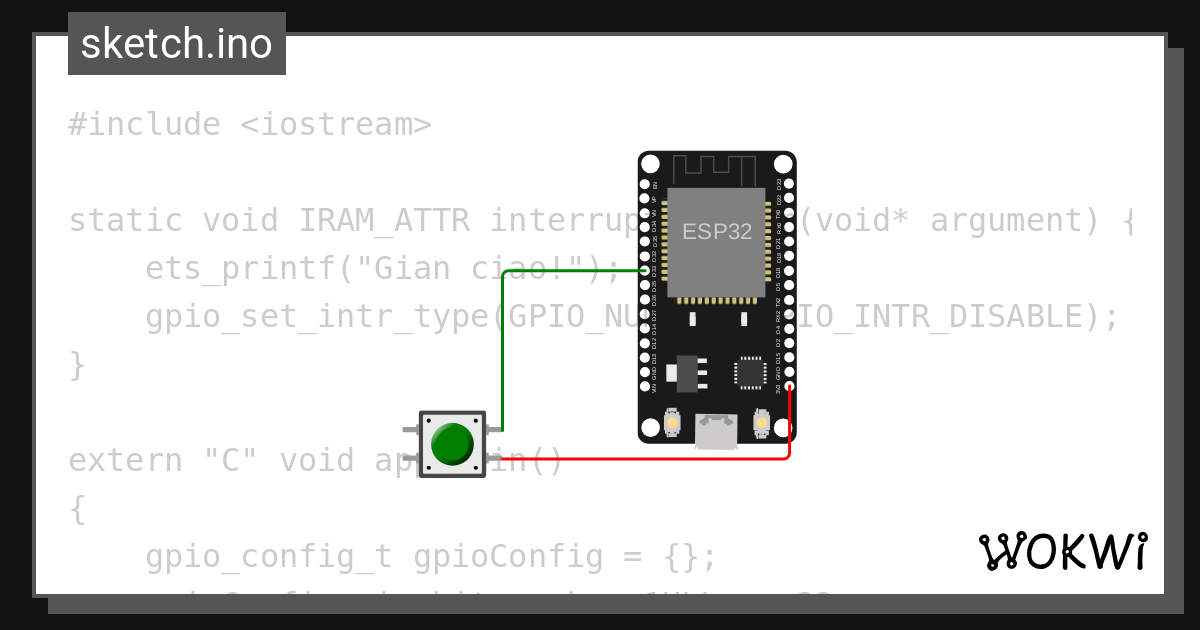 Gian Wokwi Esp32 Stm32 Arduino Simulator