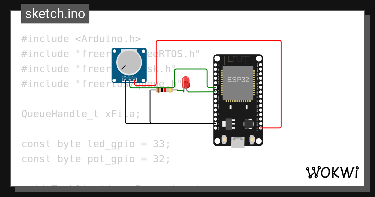 Ledpot Wokwi Esp32 Stm32 Arduino Simulator 4074