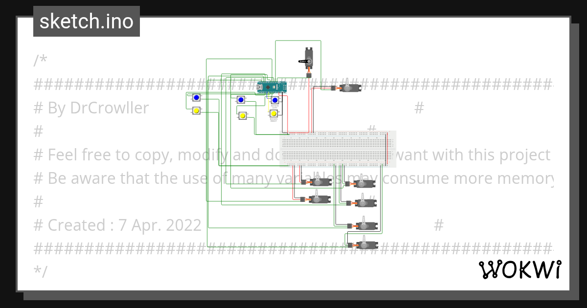 projeto servo motor - Wokwi ESP32, STM32, Arduino Simulator