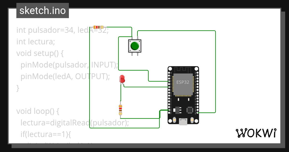 CLASE 2 - Wokwi ESP32, STM32, Arduino Simulator CLASE 2 - Wokwi ESP32, STM32, Arduino Simulator