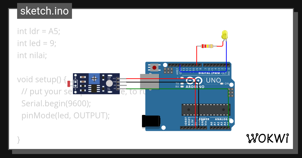 Lampu Otomatis Menggunakan Sensor Cahaya Copy Wokwi Esp32 Stm32 6632