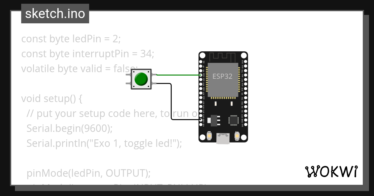 Exo1_JPierreM - Wokwi ESP32, STM32, Arduino Simulator