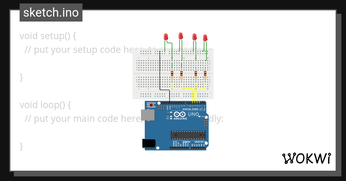 secuenciador de luces - Wokwi ESP32, STM32, Arduino Simulator secuenciador de luces - Wokwi ESP32, STM32, Arduino Simulator