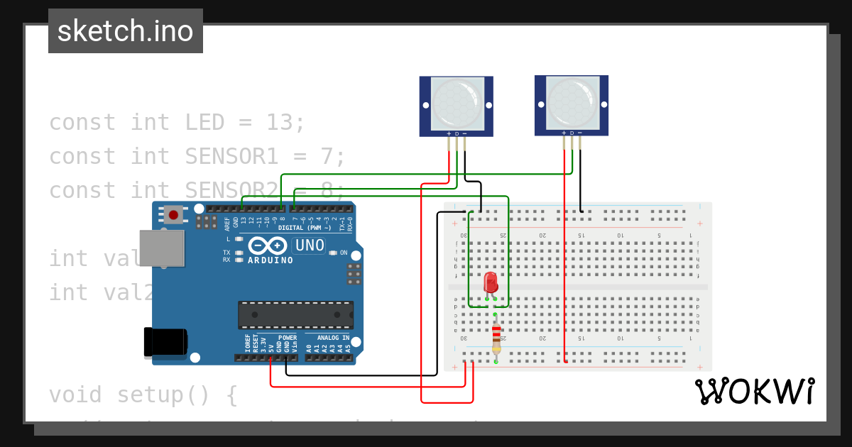 Sensorledwhile Wokwi Esp32 Stm32 Arduino Simulator 7054