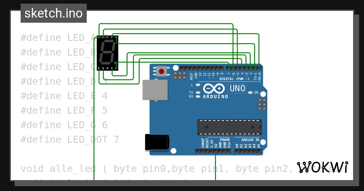 7segment Wokwi Esp32 Stm32 Arduino Simulator 6705