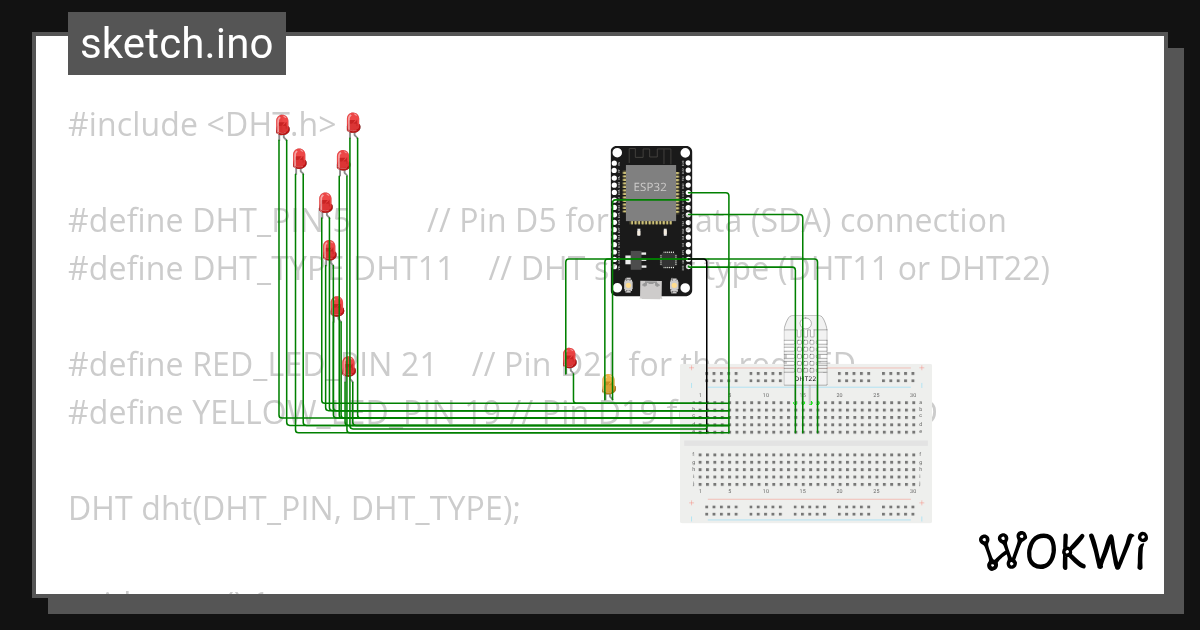 dht11 - Wokwi ESP32, STM32, Arduino Simulator