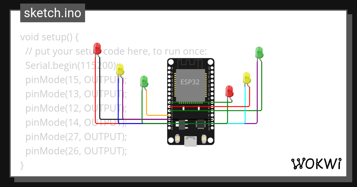 Saran - Wokwi ESP32, STM32, Arduino Simulator