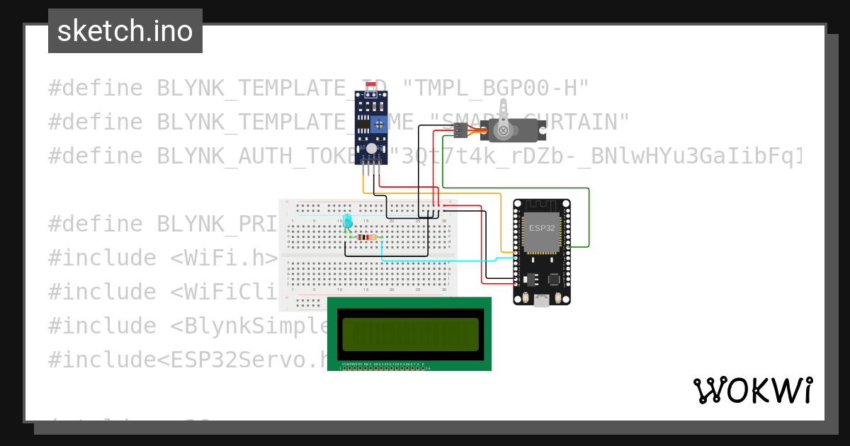 Smart Curtain With Blynk Copy Wokwi Esp32 Stm32 Arduino Simulator 8673