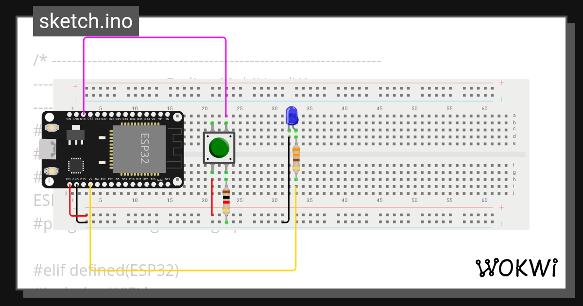 Ejercicio 3 Wokwi Esp32 Stm32 Arduino Simulator 3476