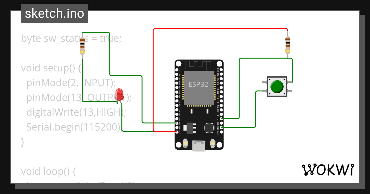 lab2 - Wokwi ESP32, STM32, Arduino Simulator