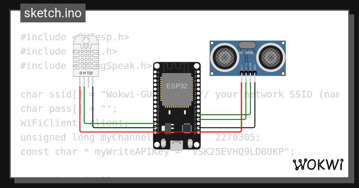110madeshgreen House Wokwi Esp32 Stm32 Arduino Simulator 3997