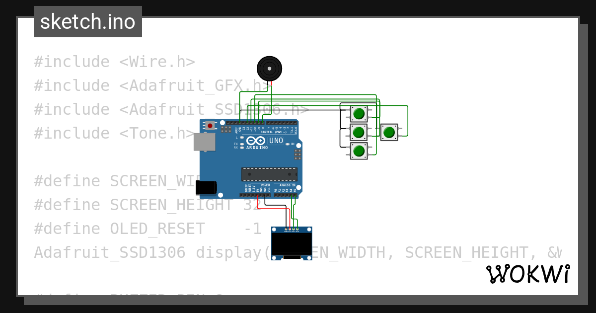 Oled Menu Wokwi Esp32 Stm32 Arduino Simulator 8534