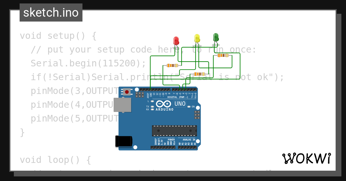 Mani Traffic Control Wokwi Esp32 Stm32 Arduino Simulator
