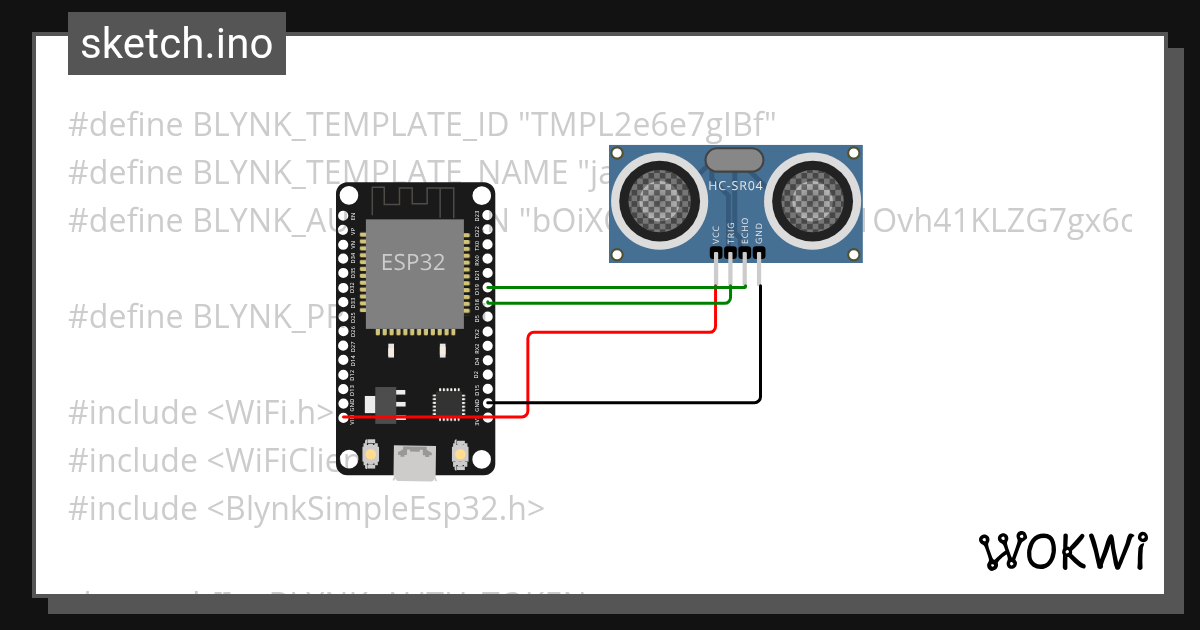 distance - Wokwi ESP32, STM32, Arduino Simulator