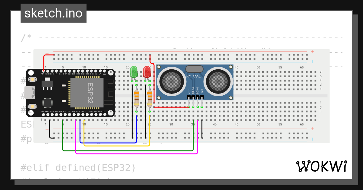 Case06hc Sro4libreriacode Wokwi Esp32 Stm32 Arduino Simulator