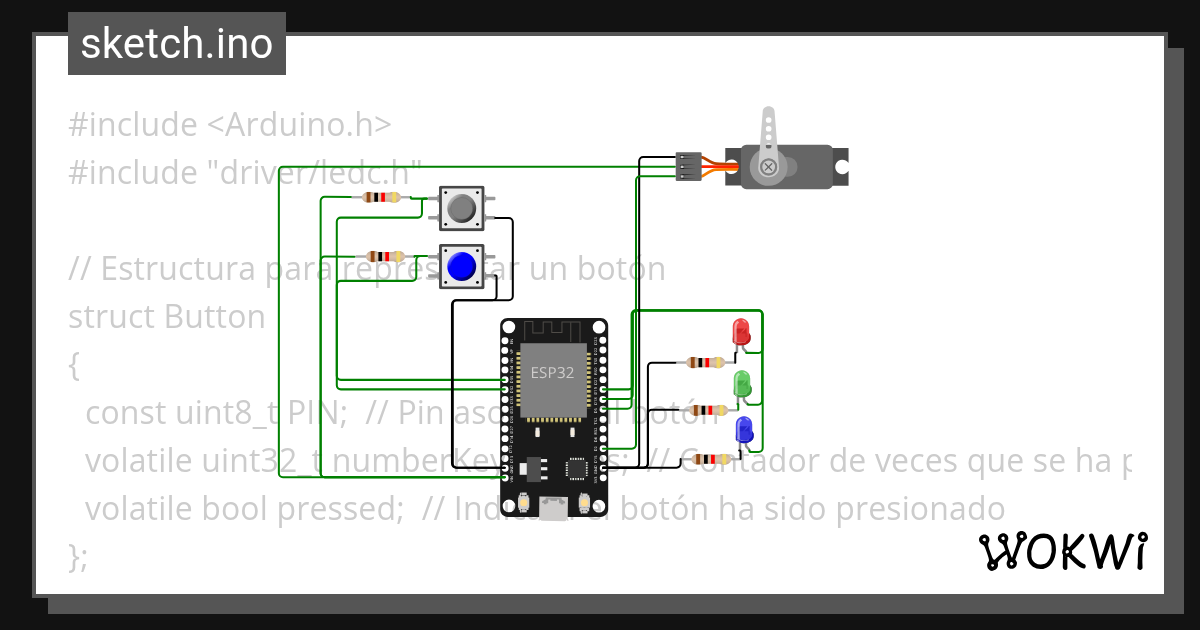 Wokwi - Online ESP32, STM32, Arduino Simulator