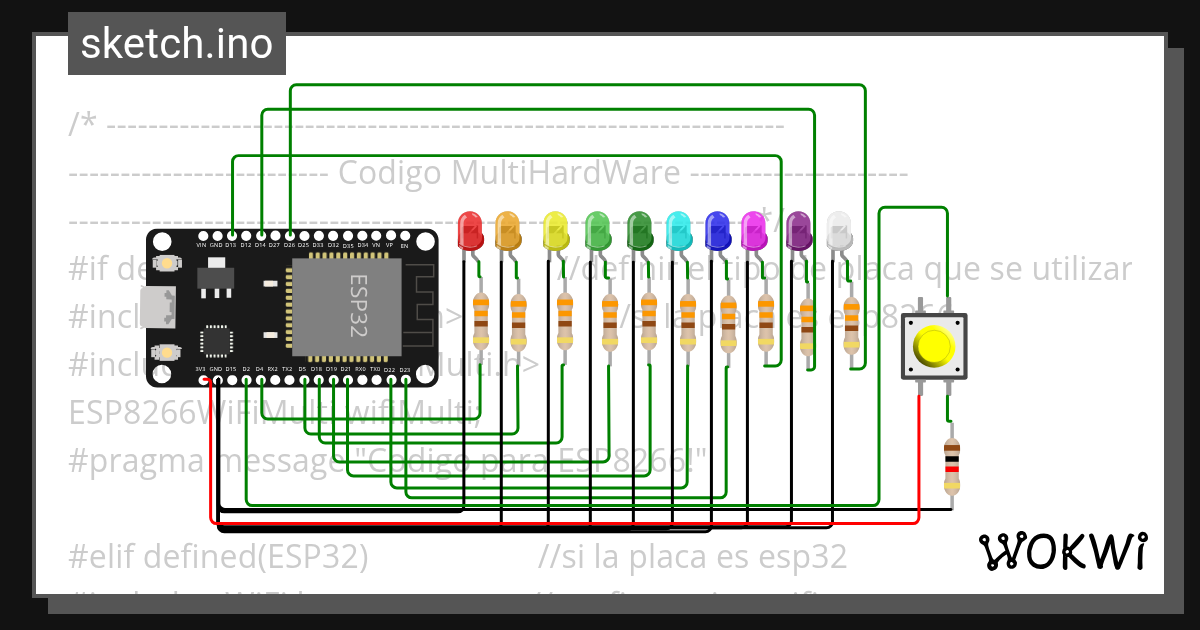 case10_milliledscode - Wokwi ESP32, STM32, Arduino Simulator