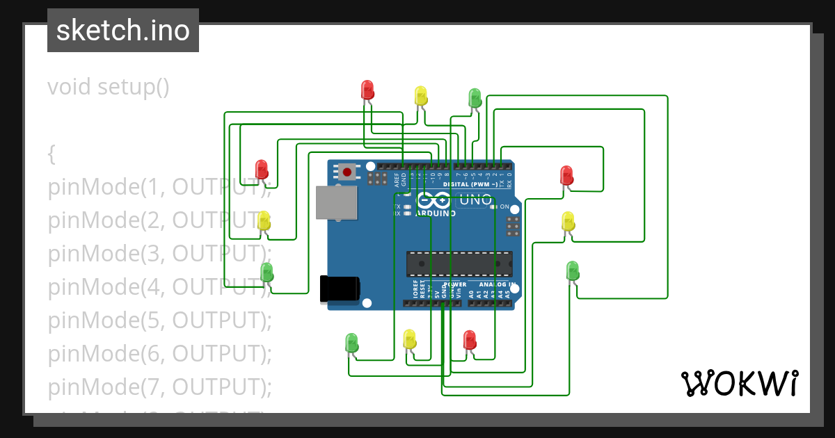 12 led Copy (4) - Wokwi ESP32, STM32, Arduino Simulator
