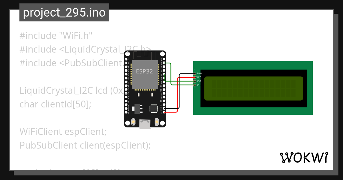295 project - Wokwi ESP32, STM32, Arduino Simulator