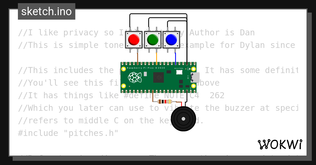 Simple Tone Generator For Dylan Wokwi Esp32 Stm32 Arduino Simulator 4340