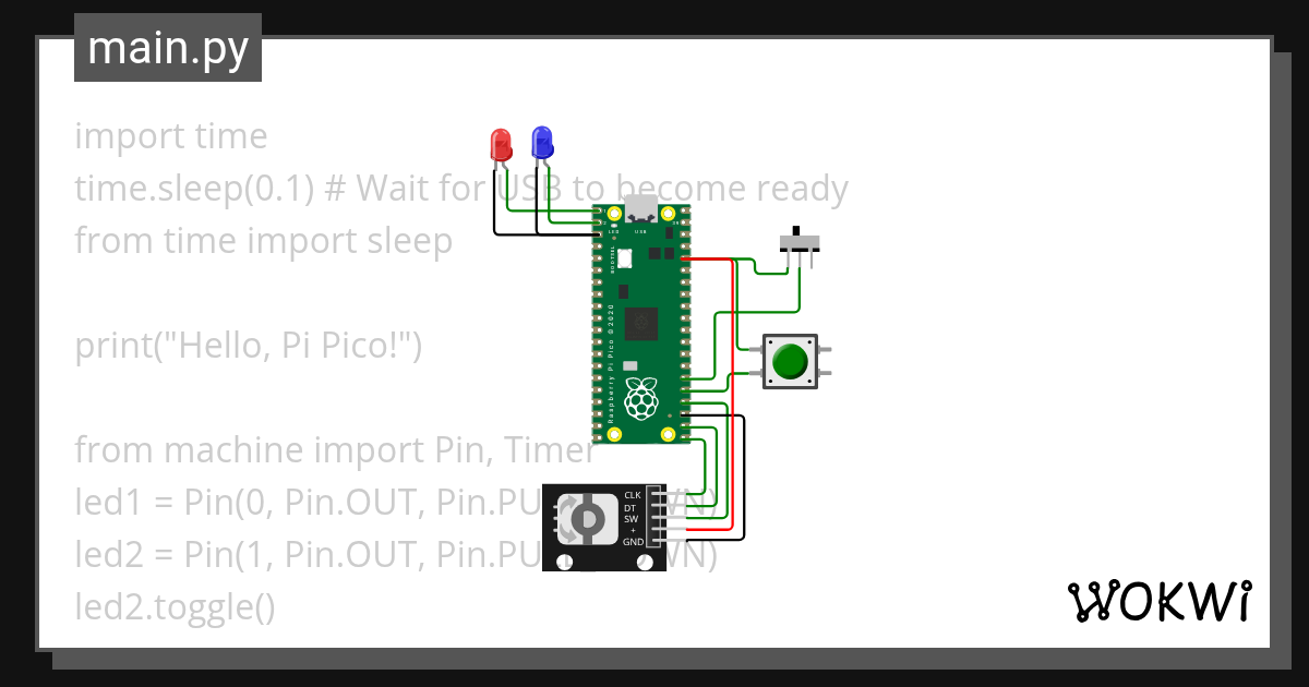 CPU Clock 3 - Wokwi ESP32, STM32, Arduino Simulator