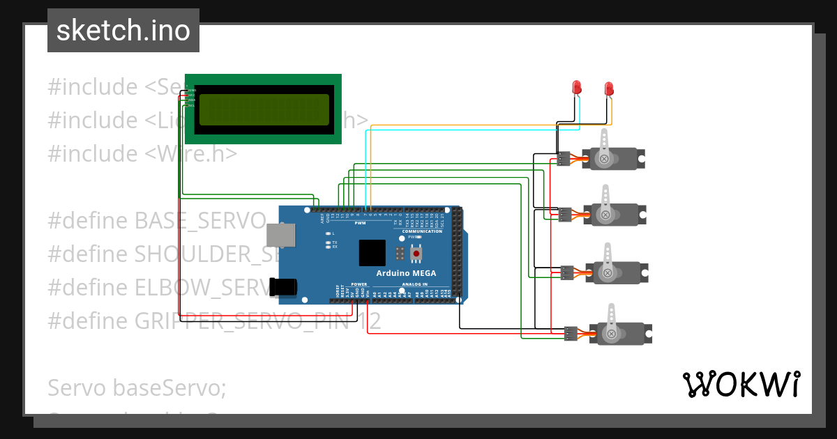 Brazo - Wokwi ESP32, STM32, Arduino Simulator