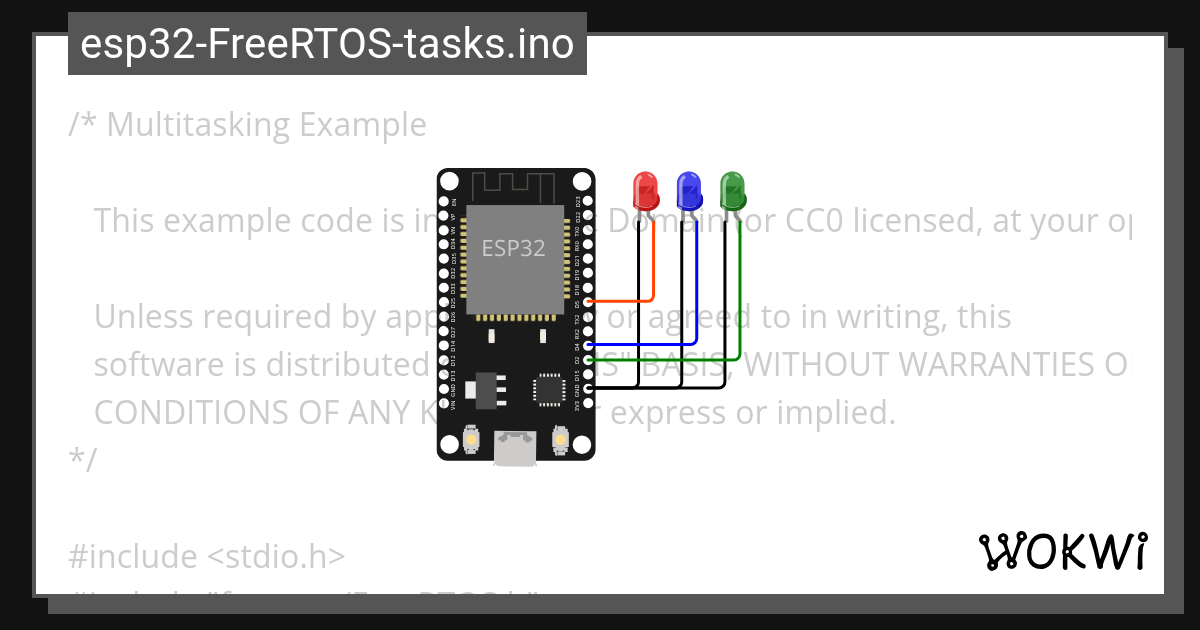 Wokwi - Online ESP32, STM32, Arduino Simulator