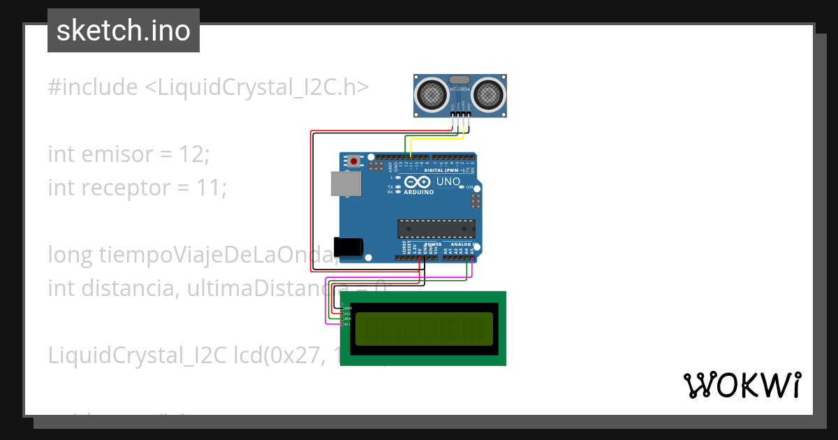 sensorUltrasonico - Wokwi ESP32, STM32, Arduino Simulator