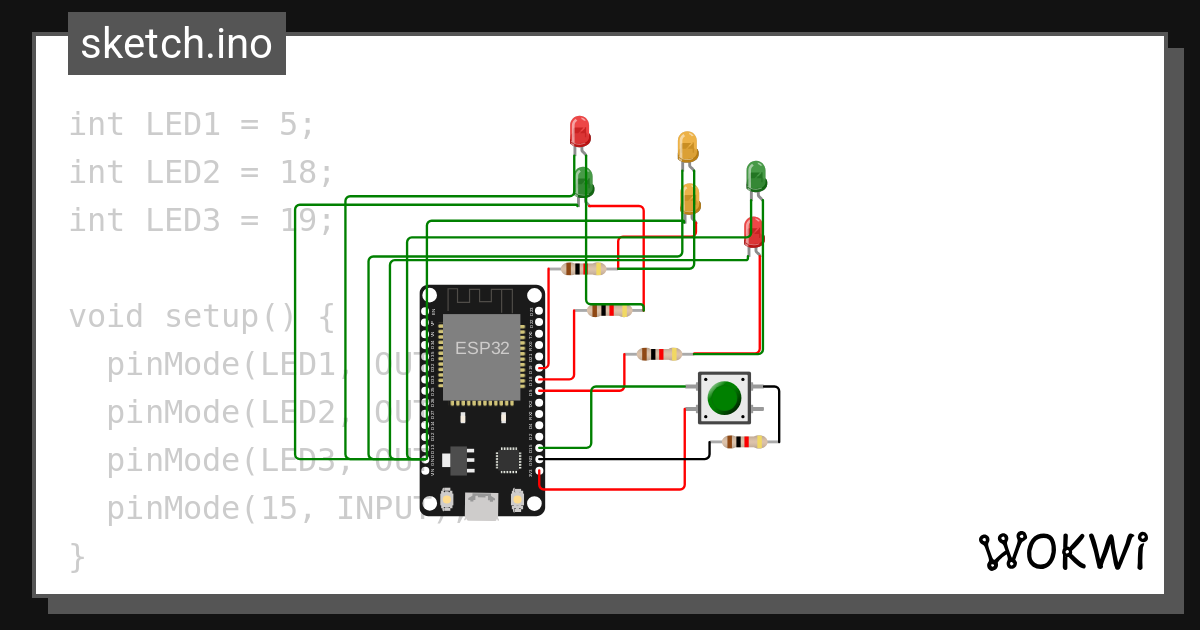 Challenge 1 Ricky Wokwi Esp32 Stm32 Arduino Simulator