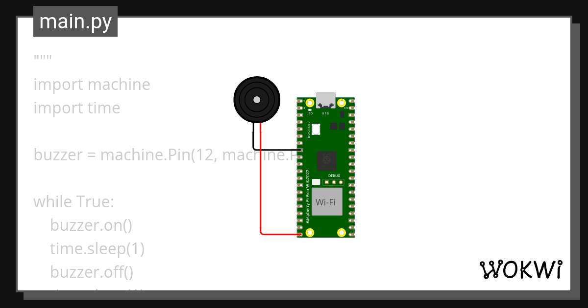 Buzzer Wokwi Esp32 Stm32 Arduino Simulator