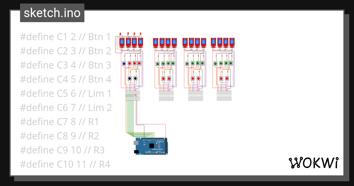 Mega - Wokwi ESP32, STM32, Arduino Simulator