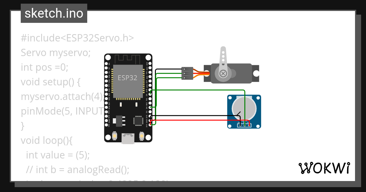 servo - Wokwi ESP32, STM32, Arduino Simulator