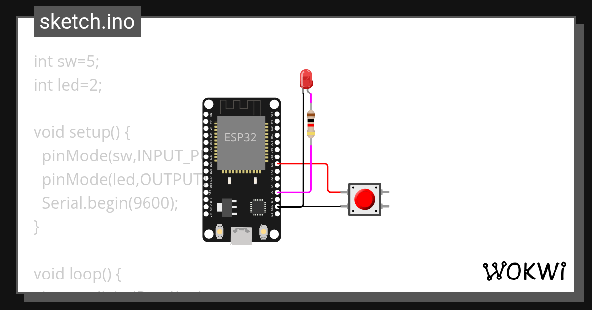 Lab 2 B6422936 - Wokwi ESP32, STM32, Arduino Simulator