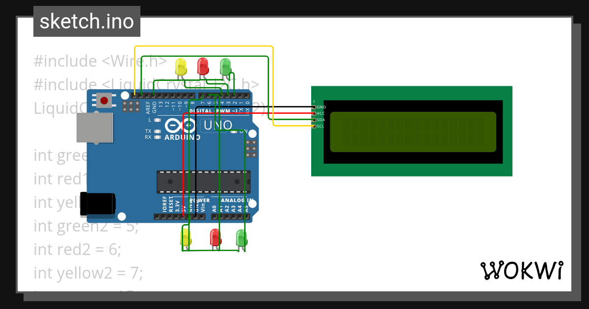 dengiaothong - Wokwi ESP32, STM32, Arduino Simulator