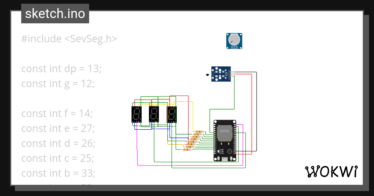 3 Digit Wokwi Esp32 Stm32 Arduino Simulator 1929
