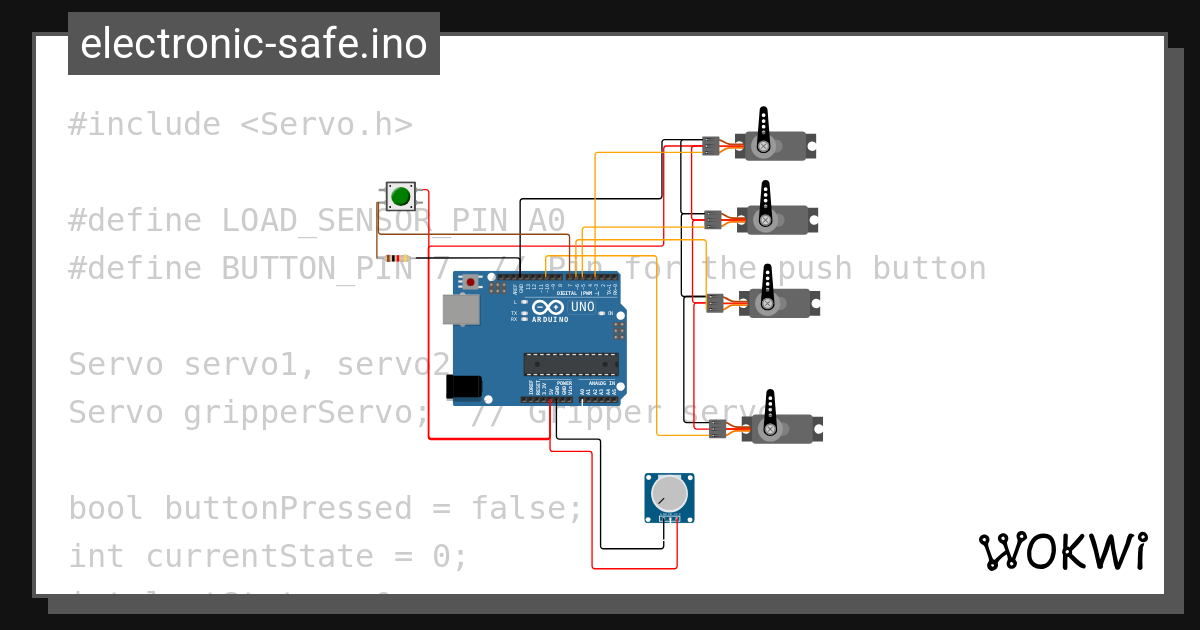 Robot Arm Wokwi Esp32 Stm32 Arduino Simulator 0237