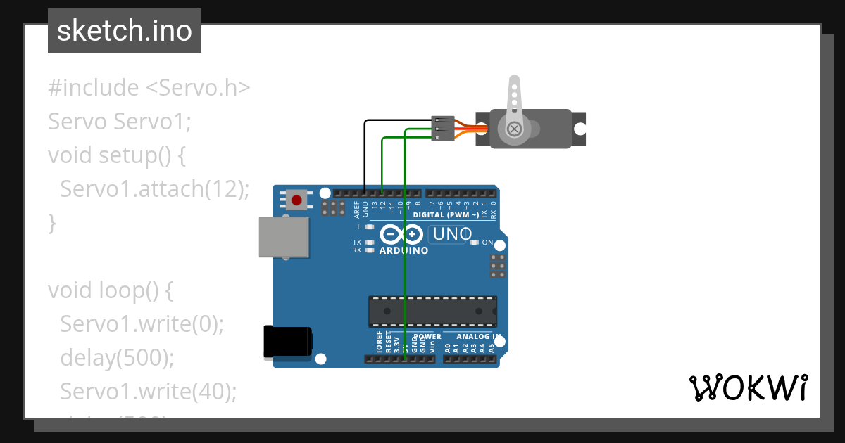 servo moter - Wokwi ESP32, STM32, Arduino Simulator servo moter - Wokwi ESP32, STM32, Arduino Simulator