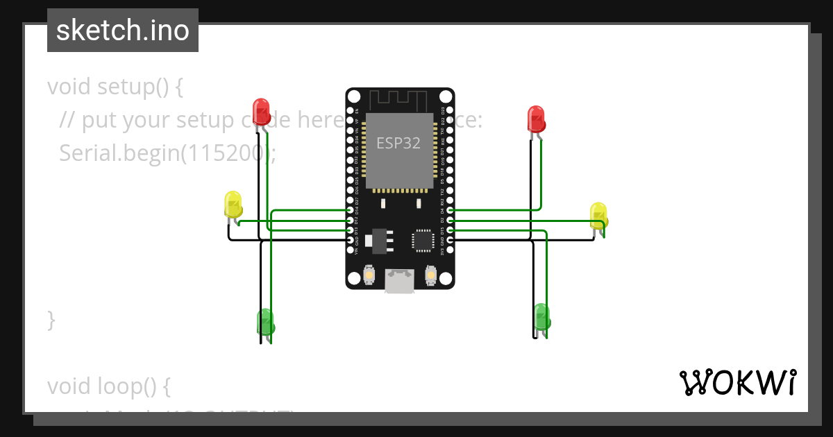 ex02(21CT15) - Wokwi ESP32, STM32, Arduino Simulator