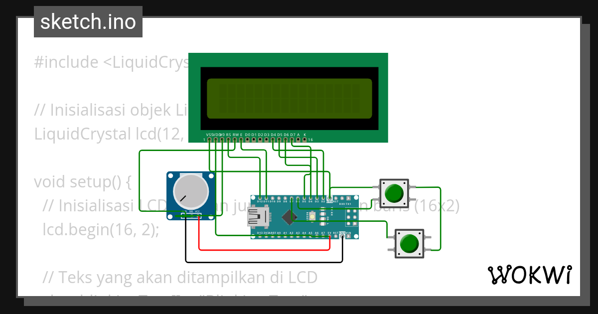 Blinking Text Wokwi Esp32 Stm32 Arduino Simulator 4153