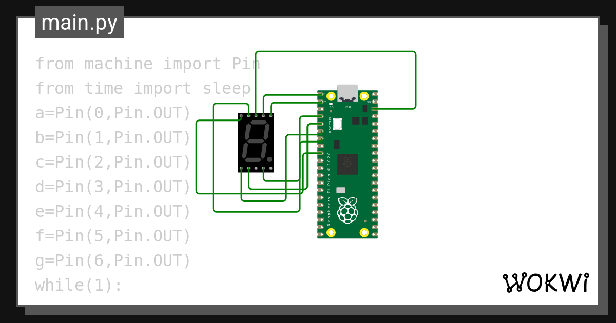 Seven Segment2 Wokwi Esp32 Stm32 Arduino Simulator 9859