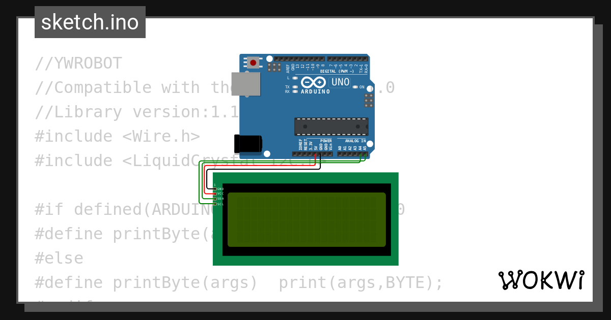 Liquid Cristal Sxampe Wokwi Esp32 Stm32 Arduino Simulator 4296