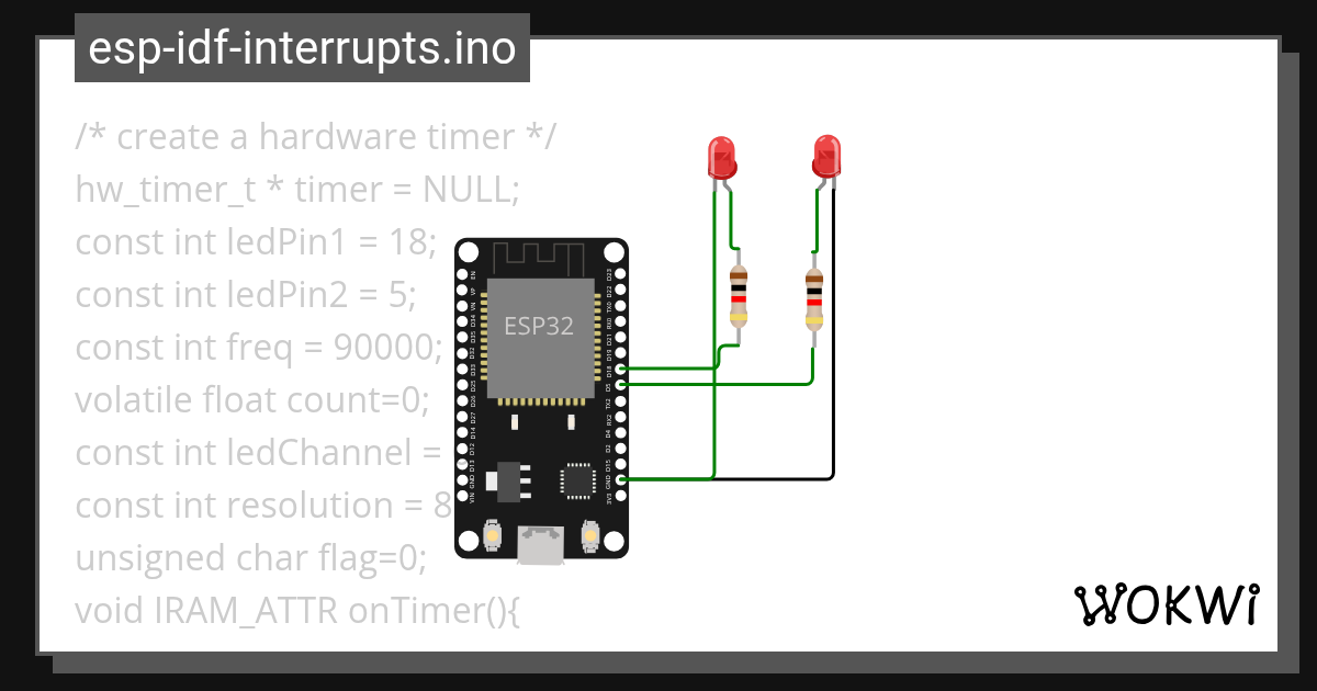 project - Wokwi ESP32, STM32, Arduino Simulator