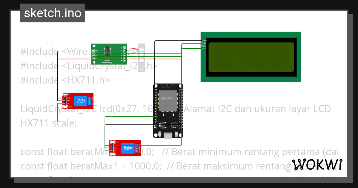 Check Weigher Wokwi Esp32 Stm32 Arduino Simulator 4465