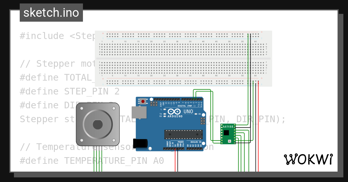 Stepper Motor Wokwi Esp32 Stm32 Arduino Simulator 3942